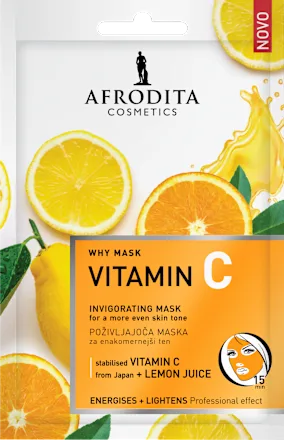 AFRODITA
WHY MASK VITAMIN C maska za lice, 2x6ml, 12 ml