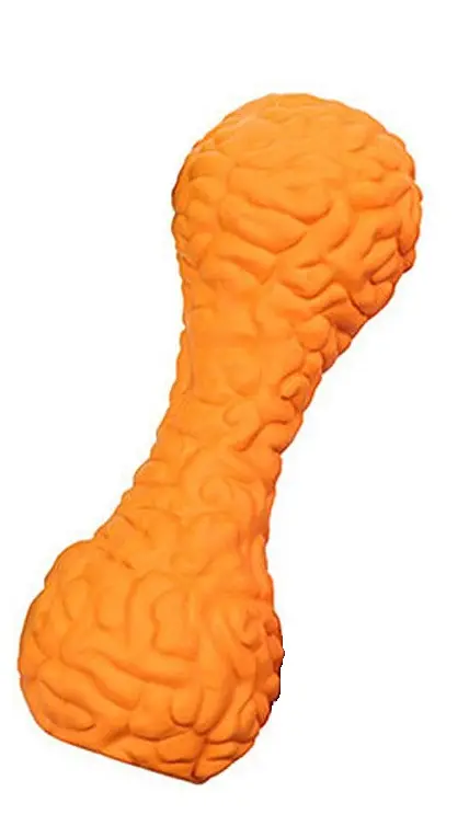 DENIS Igračka za ljubimce u obliku koske narandžasta