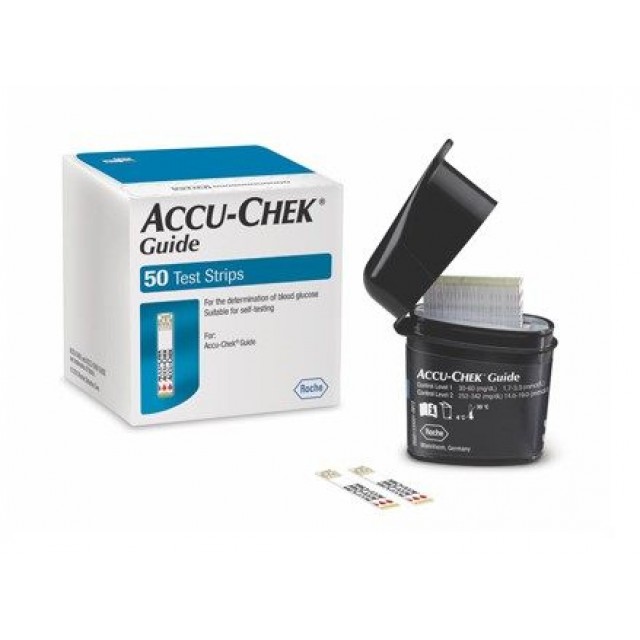 ACCU-CHEK GUIDE TEST TRAKE, 50 KOMADA