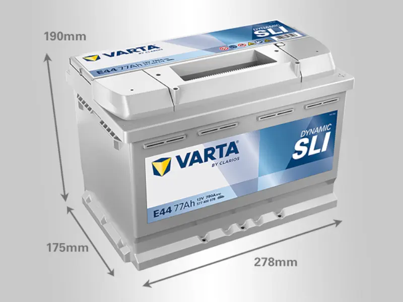 Varta Akumulator Dynamic Sli, 12V, 77Ah