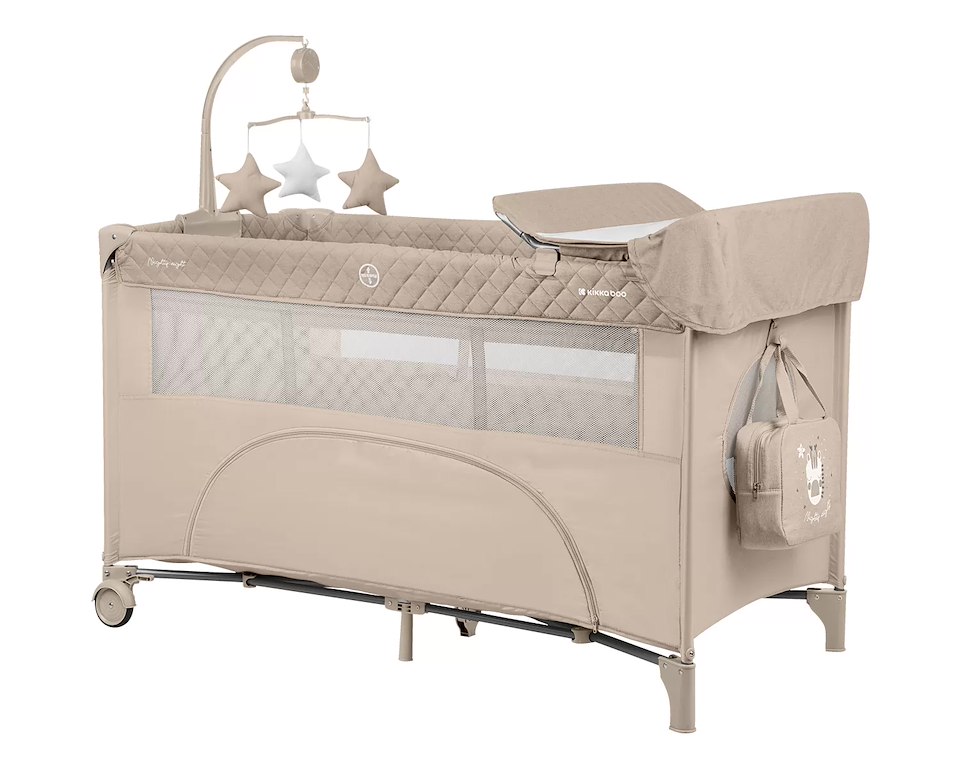 Kikka Boo krevetac Nighty Night II nivoa sa rancem i pultom beige (KKB11119)