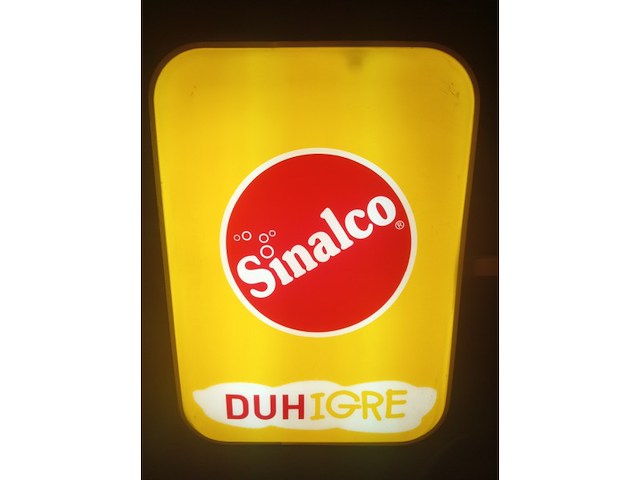 Reklama svetleca Sinalco