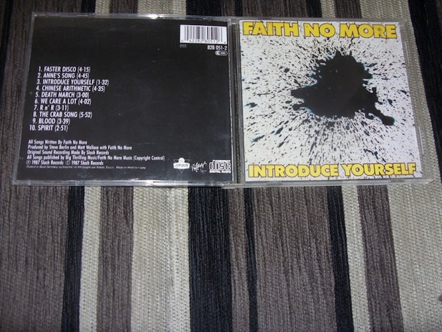 Faith No More – Introduce Yourself CD Slash Europe 1987