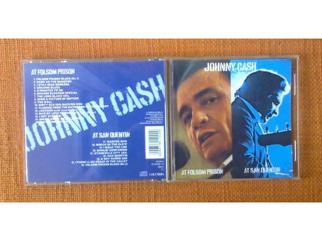 JOHNNY CASH - At Folsom Prison i At San Quentin (CD) EU