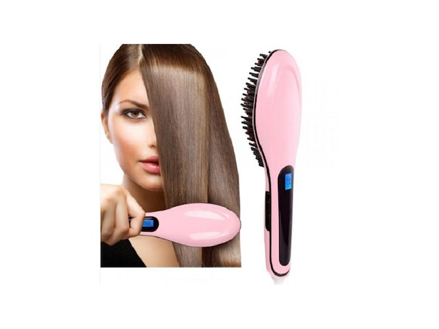 HAIR STRAIGHTENER HQT-906 – Digitalna četka za ravnanje kose