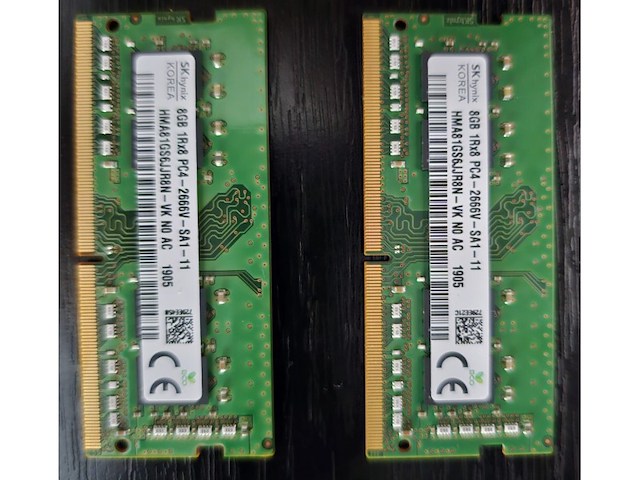 SK HYNIX 16GB DDR 4 2666Mhz,KIT OF 2