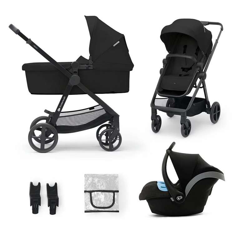 KINDERKRAFT KOLICA ZA BEBE NEWLY SET 3U1 CLASSIC BLACK