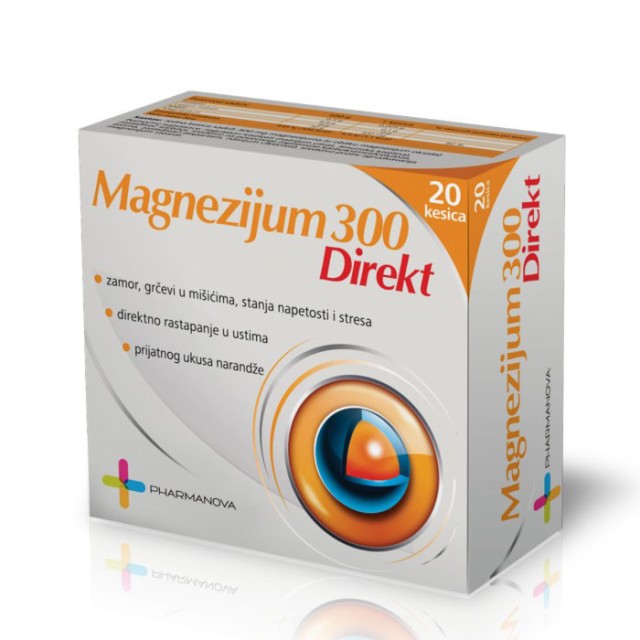 MAGNEZIJUM 300 DIREKT KESICE 20x300mg