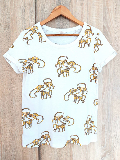 ESPRIT majica s majmunima