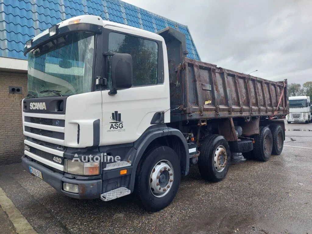 Scania P124-420 8x4 Kipper Steel kiper