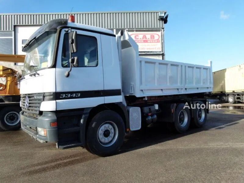 Mercedes-Benz Actros 3343 6x4 - Telligent with 3 pedals kiper