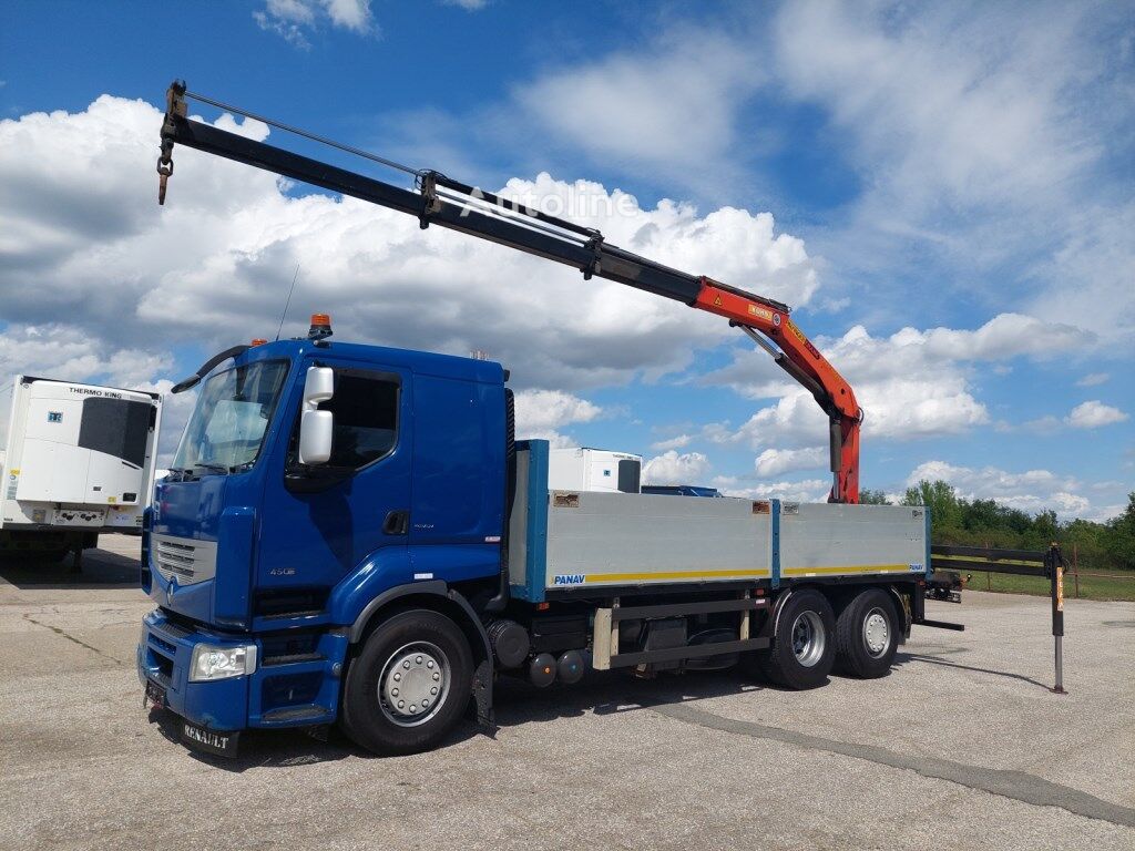 Renault Premium DXI R450.26 HR Palfinger PK 15.500 6x2-2 kamion s ravnom platformom