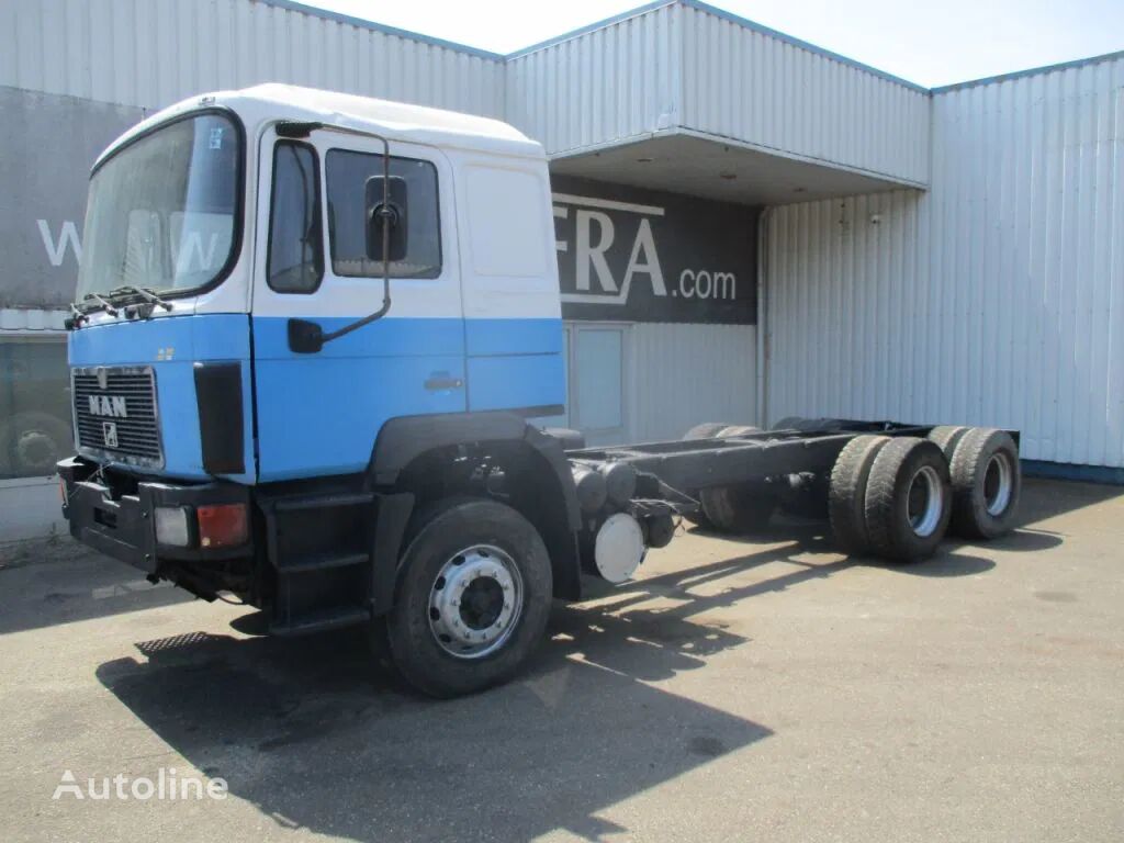 MAN 26.402 25.402 , ZF manual , 6x4 , Sping suspension kamion šasija