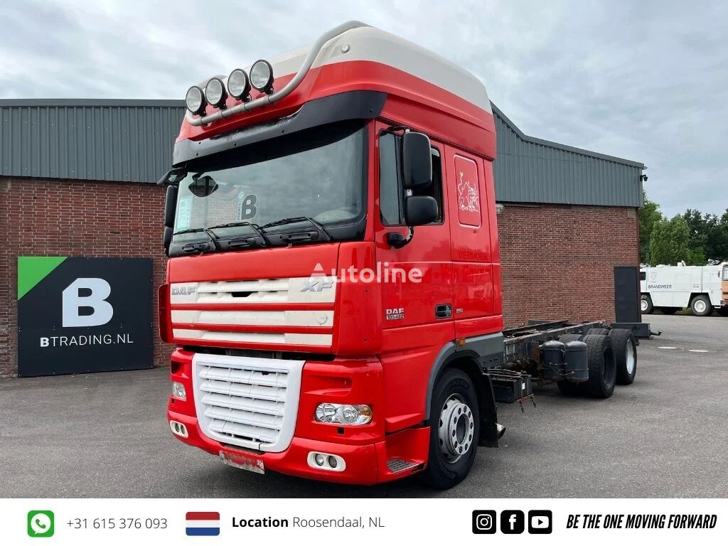 DAF XF 105.460 6x2 - 10 tires - 2008 - Manual ZF - Retarder - Belgiu kamion šasija