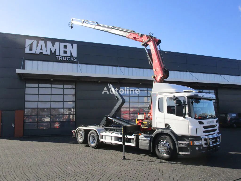 Scania P 360 LB 6x2 Euro 6 FASSI F 175 A 24 + JOAB Haakarmsysteem kamion rol kiper