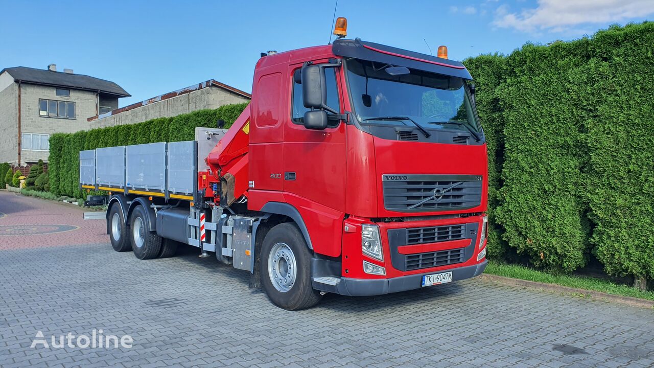 Volvo FH 500 6x4 KRAN HMF 2820 / 181000km !!! kamion platforma