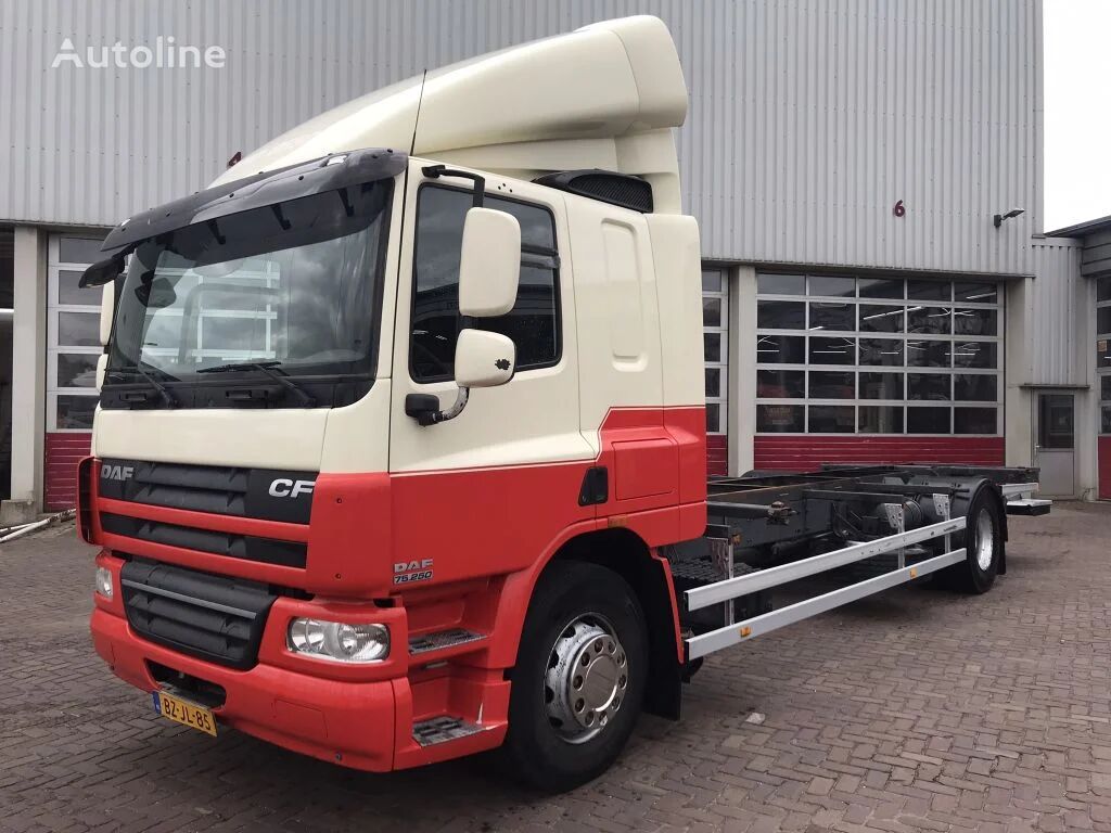 DAF CF 75 FA CF 75.250 EURO 5 vozilo za prevoz kontejnera