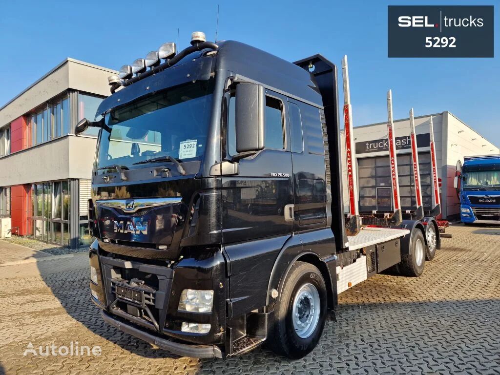 MAN TGX 26.500 6X2-4 LL LKW ZF Intarder / Lenkachse / Liftachse kamion za prevoz drva