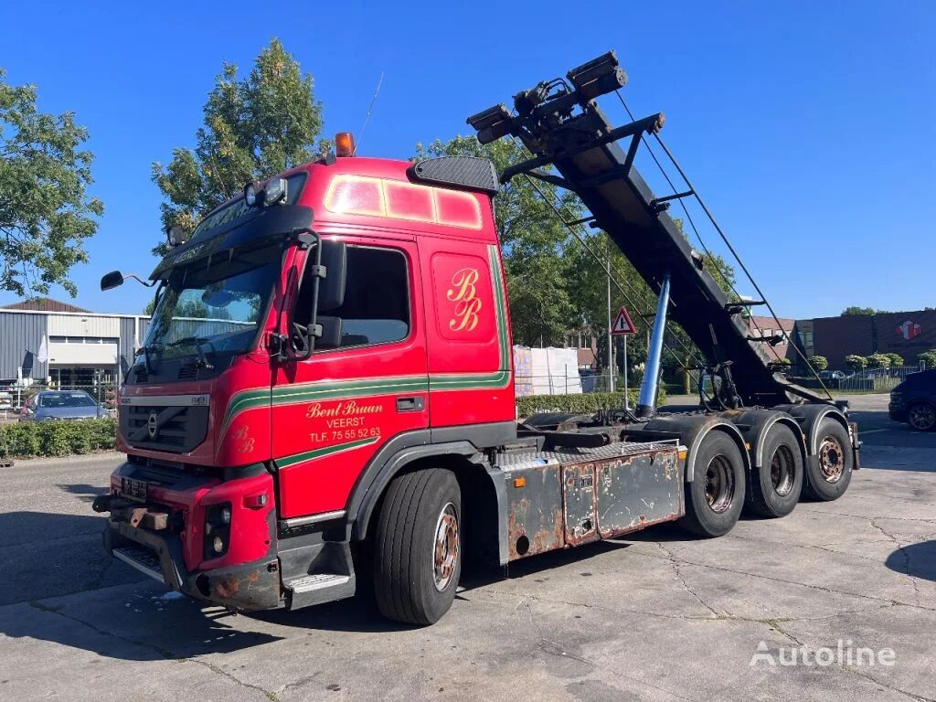 Volvo FMX 500 8X4 HMF CableLift kamion sa kukom za podizanje tereta