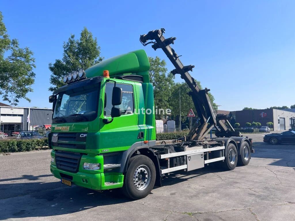 DAF CF 85.410 6X2 EURO 5 + TRANSLIFT CHAIN kamion sa kukom za podizanje tereta