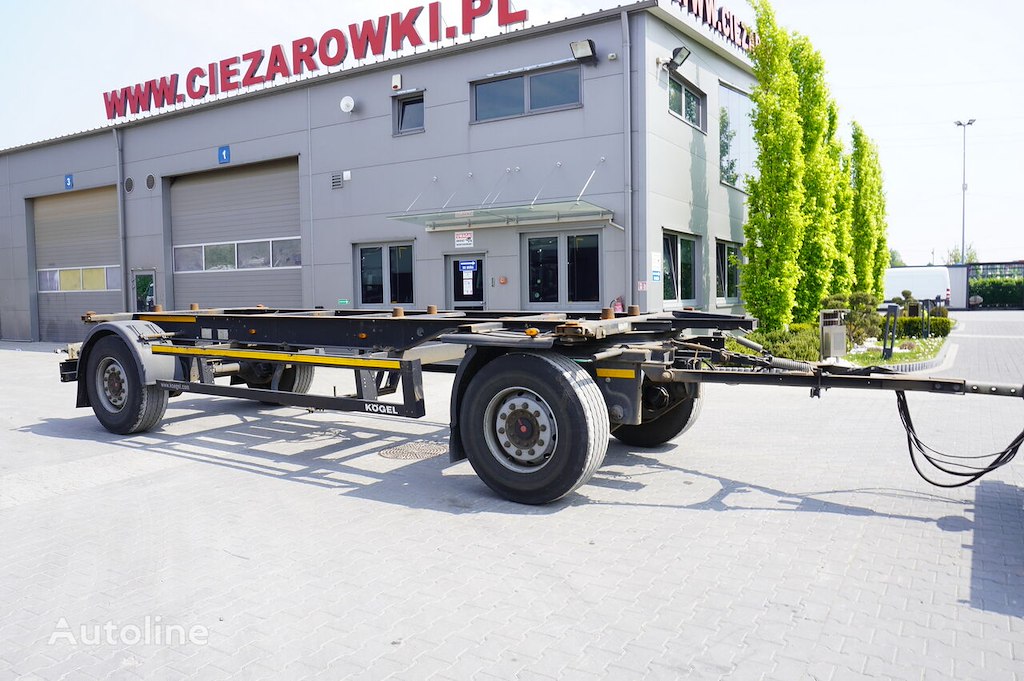 Kögel AWE 18 , BDF 7,5m , 2 axles , SAF axles prikolica za kontejnere