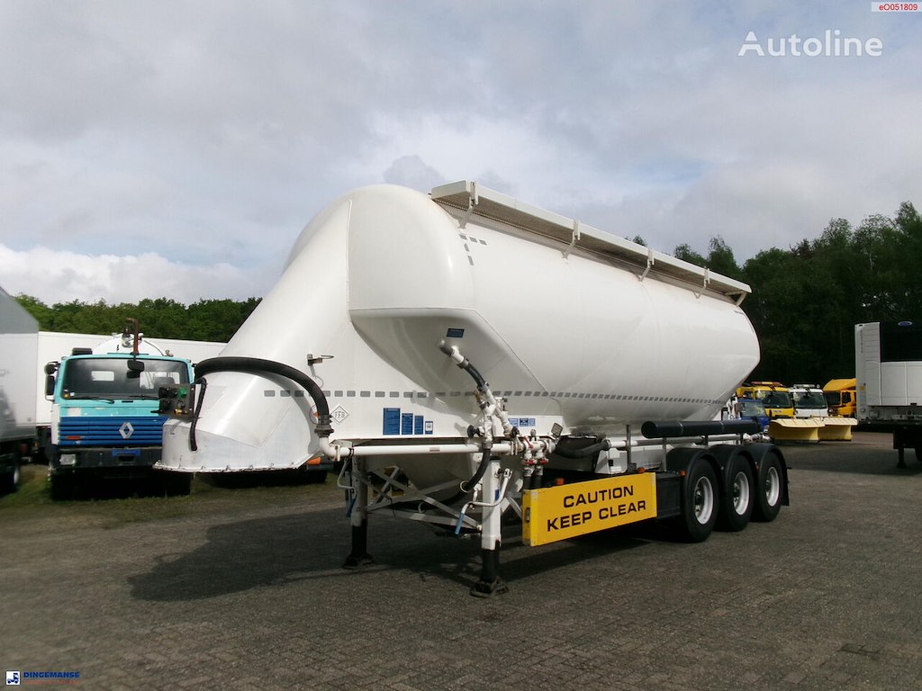 Feldbinder Powder tank alu 36 m3 / 1 comp cisterna za prevoz cementa