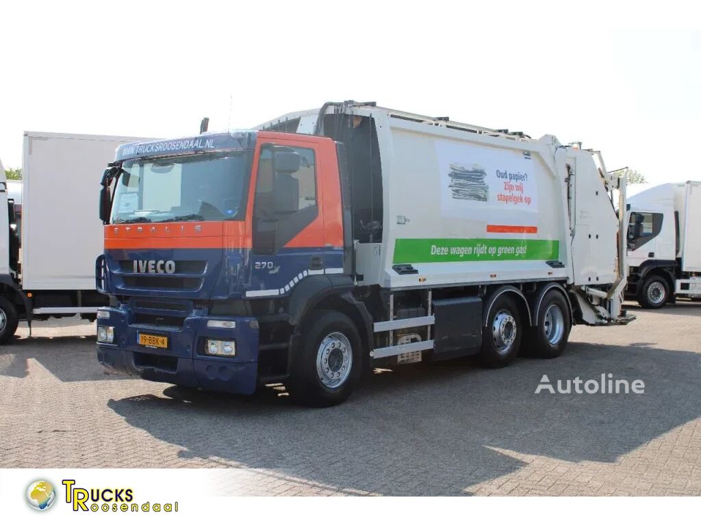 IVECO Stralis 270 CNG + GARBAGE + EURO 5 + 6X2 + RETARDER kamion za smeće