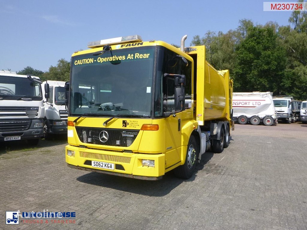 Mercedes-Benz Econic 2633 6x4 RHD Euro 5 EEV Faun Variopress refuse truck kamion za smeće