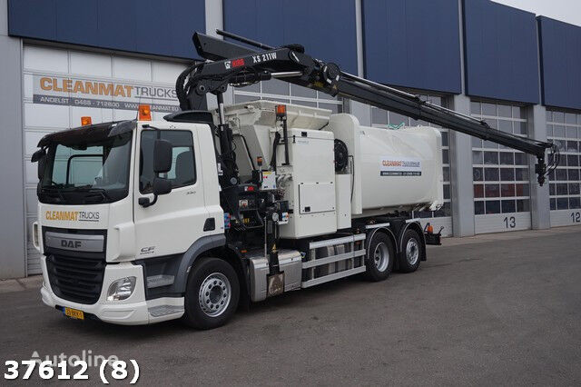 DAF FAN CF 330 Welvaarts weegsysteem 21 ton/meter laadkraan kamion za smeće
