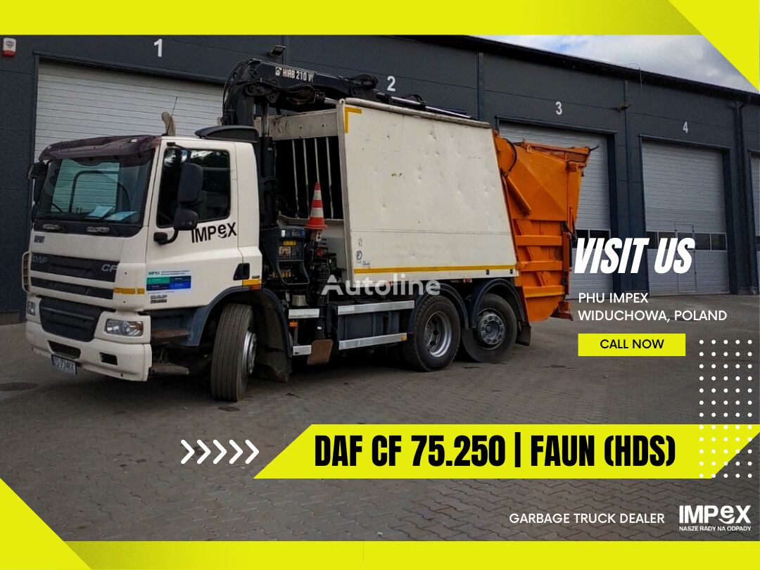 DAF CF 75 250 kamion za smeće