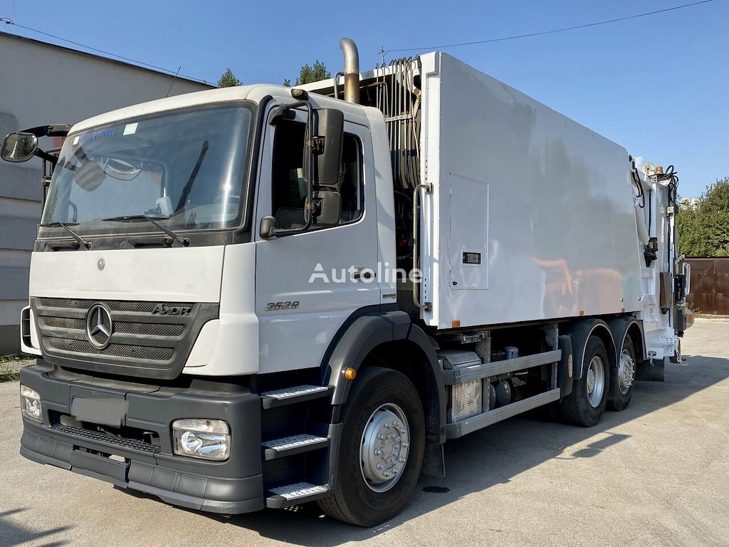 Mercedes-Benz Axor śmieciarka 2 KOMORY do segregacji FAUN EURO 5 kamion za smeće