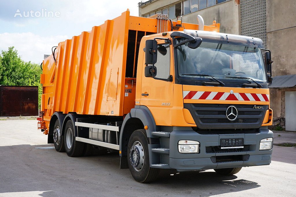 Mercedes-Benz Axor śmieciarka trzyosiowa Faun 24m3 EURO 5 Manual kamion za smeće