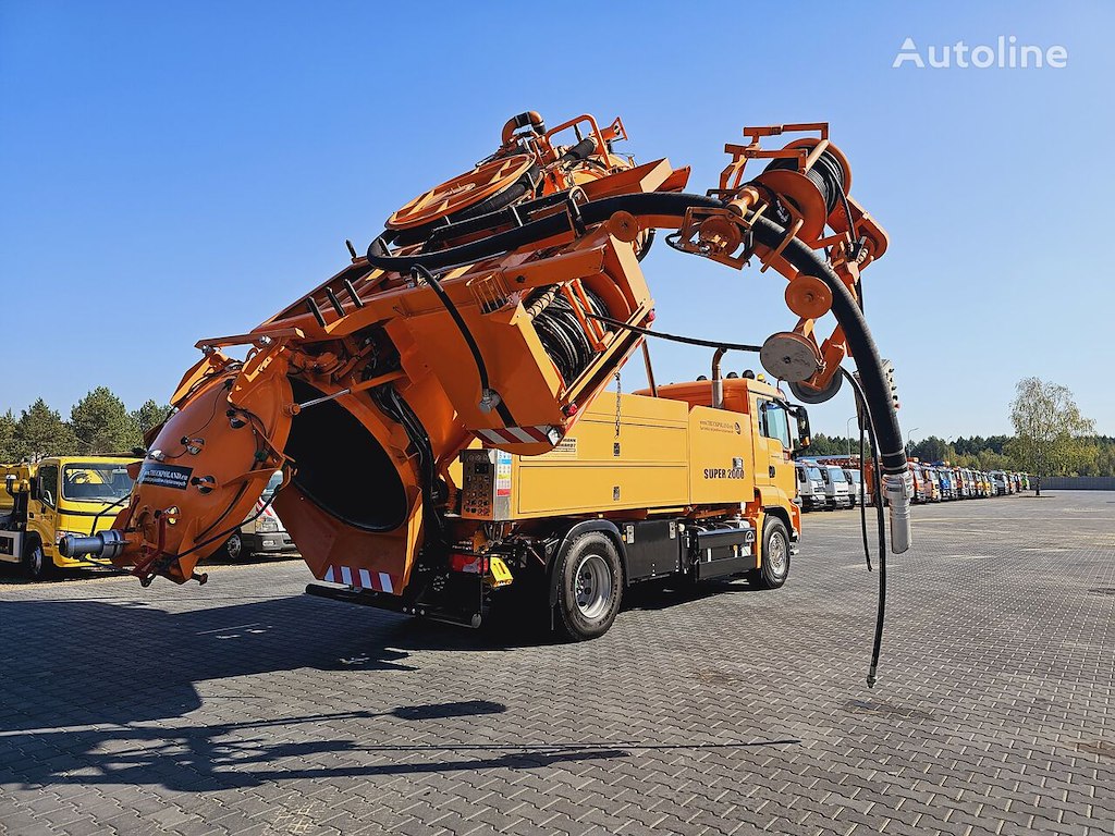 MAN Wiedemann SUPER 2000 4x2 WUKO RECYKLING for collecting liquid wa autofekalac