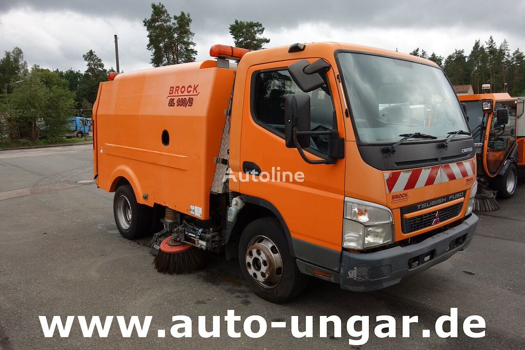 Mitsubishi Fuso Canter 7C15 mit Brock SL 140/2 Kehrmaschine Euro 4 vozilo za čišćenje ulica