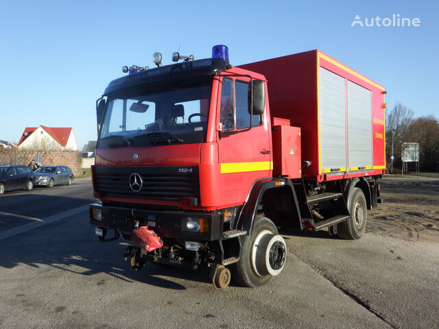 Mercedes-Benz 1124AF 4x4 ZW Feuerwehr Zweiwege Schienenverkehr Lenkachse - AHK vatrogasno vozilo