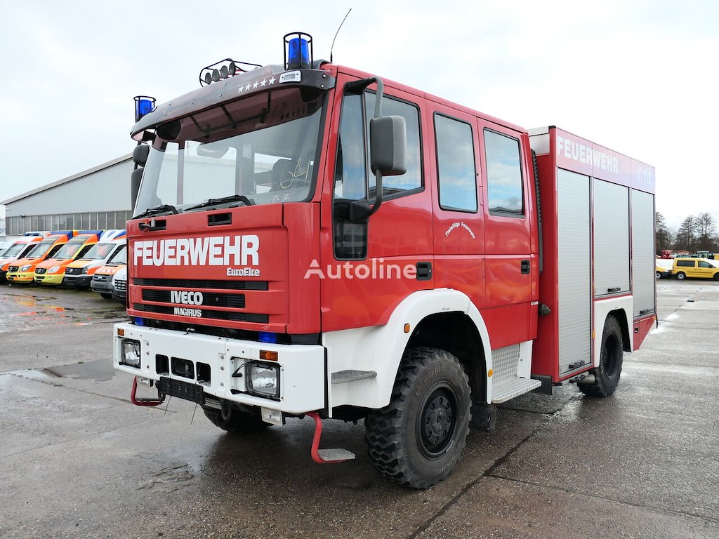 IVECO Magirus FF 95 E 18W LF 8/6 DoKa 4X4 SFZ FEUERWEHR Löschfahrzeug vatrogasno vozilo
