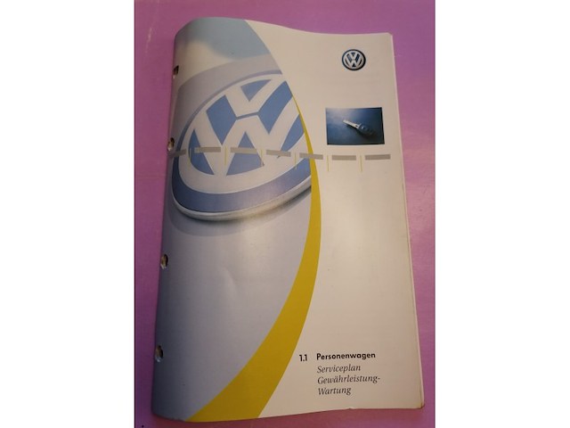 Servisna knjiga 1.1  za VW Golf 4 1.4 55kw