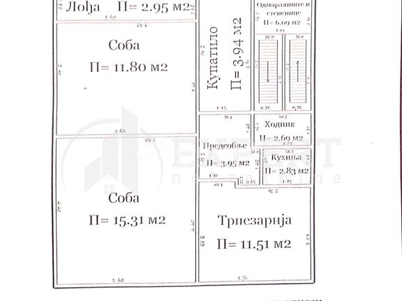 Stan u kući u naselju Dubočica, 61m2, sa pomoćnim objektom i udelom na parceli