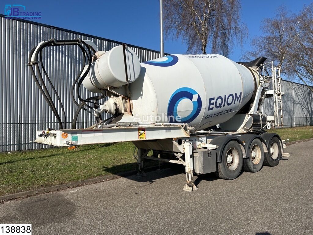 Mol Beton mixer 10000 Liter, 10 M3, Stetter, Mixer poluprikolica betonska mešalica