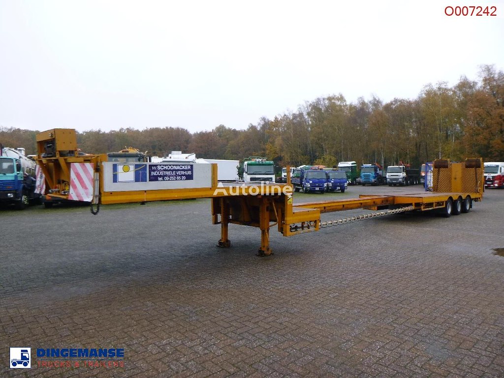 Broshuis 3-axle semi-lowbed trailer E-2190-24 / 47.5 T ext. 15.2m poluprikolica sa niskom platformom