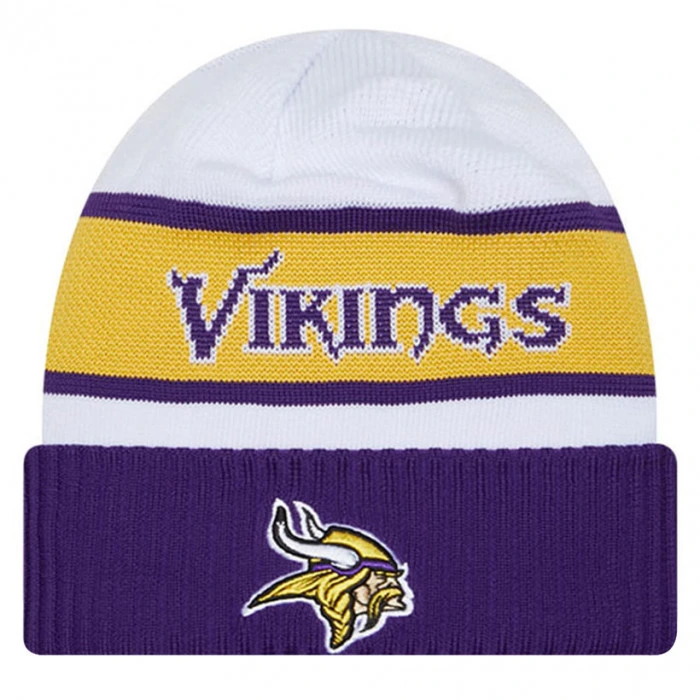 Minnesota Vikings New Era NFL Sideline 2023 Techknit zimska kapa