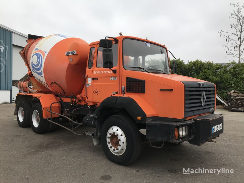 Renault C260 6X4 MANUAL STEEL kamion s mešalicom za beton