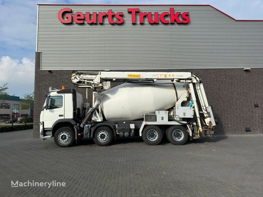 Volvo FM 410 8X4 + STETTER 9 M3 MIXER/MISCHER + THEAM 15 M TRANSPORTBA kamion s mešalicom za beton