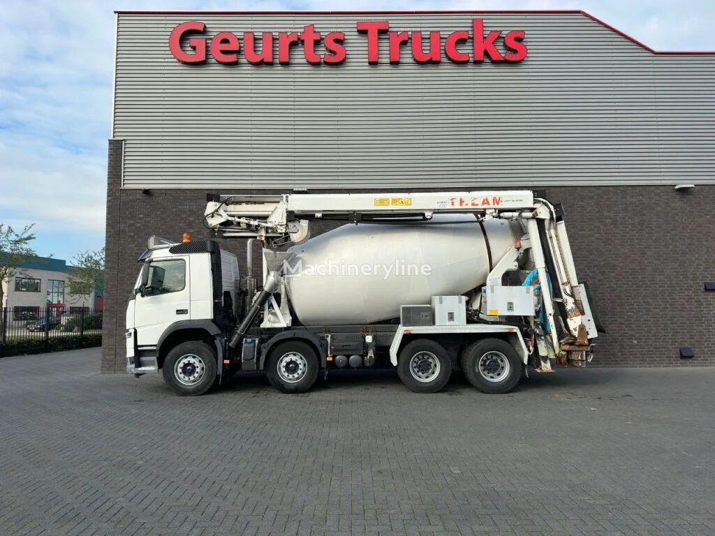 Volvo FM 410 8X4 + STETTER 9 M3 MIXER/MISCHER + THEAM 15 M TRANSPORTBA kamion s mešalicom za beton