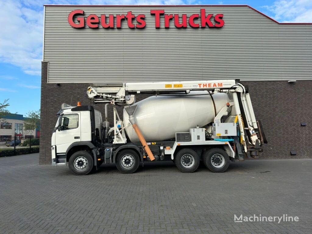 Volvo FM 410 8X4 + STETTER 9 M3 MIXER/MISCHER + THEAM 15 M TRANSPORTBA kamion s mešalicom za beton