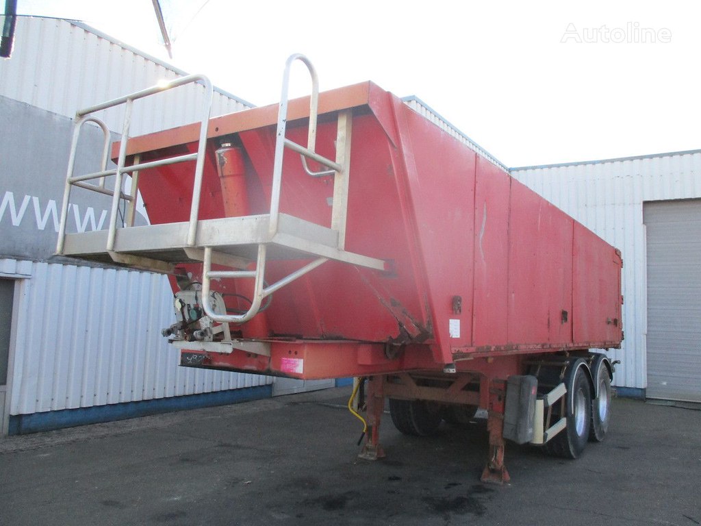 Kaiser 2x Gigant Axles , Steel tipper trailer , Drum Brakes, Spring Sus poluprikolica kipera