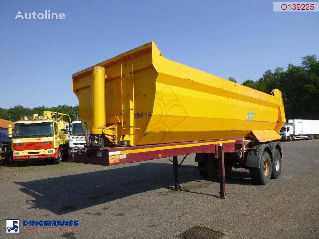 ATM Tipper trailer steel 28 m3 poluprikolica kipera