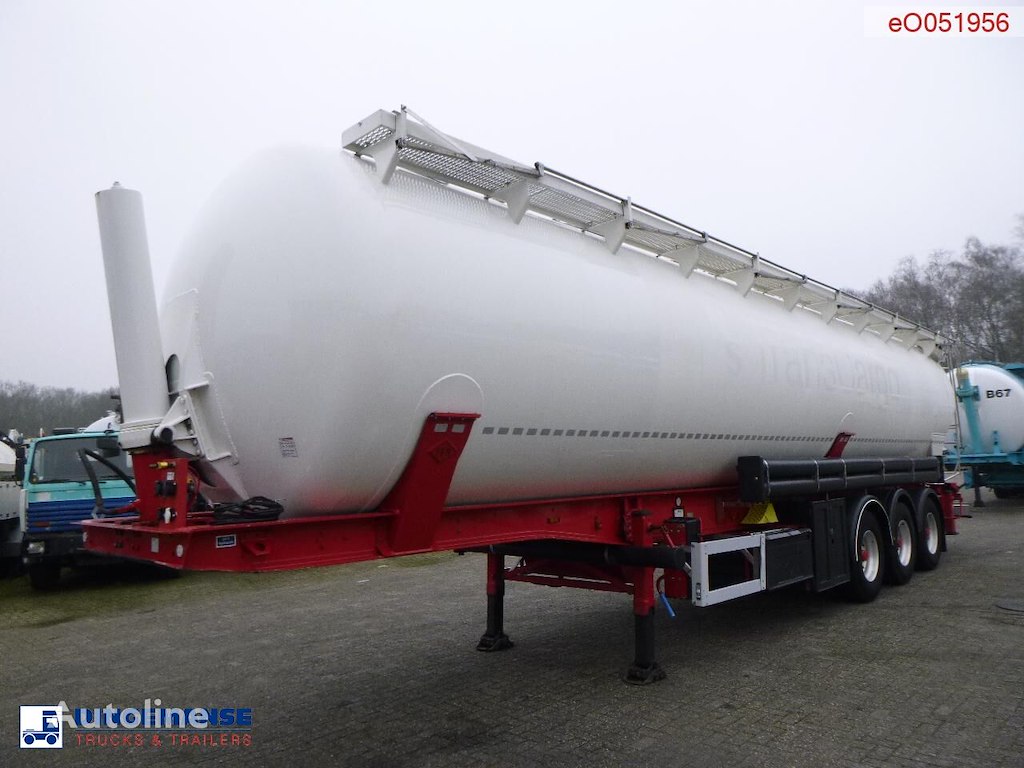 Feldbinder Powder tank alu 63 m3 (tipping) poluprikolica kipera