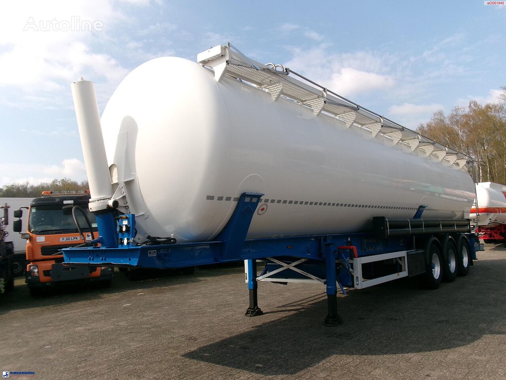 Feldbinder Powder tank alu 63 m3 (tipping) poluprikolica kipera