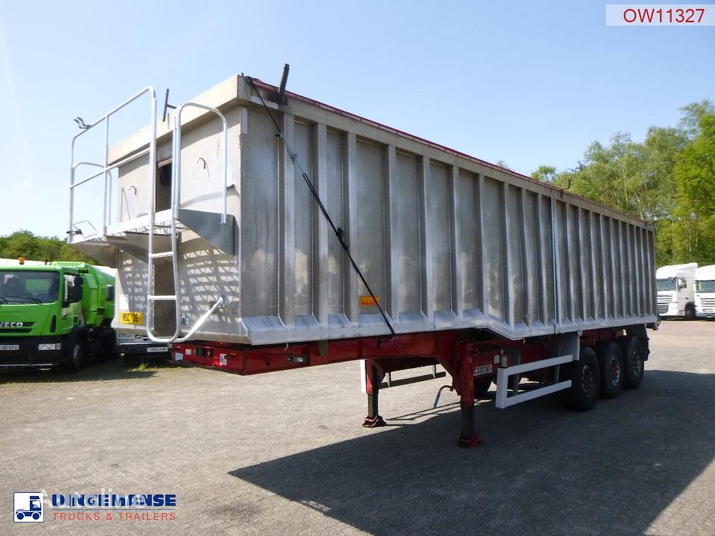 Wilcox Tipper trailer alu 55 m3 + tarpaulin poluprikolica kipera